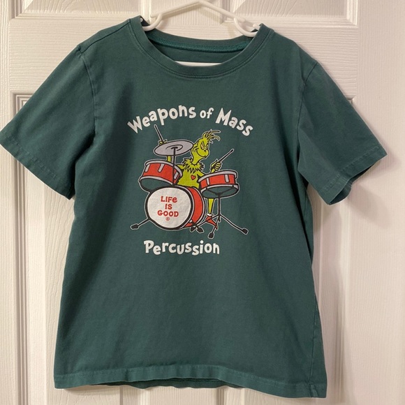 Life Is Good | Shirts & Tops | Life Is Good Dr Seuss Grinch Drummer ...
